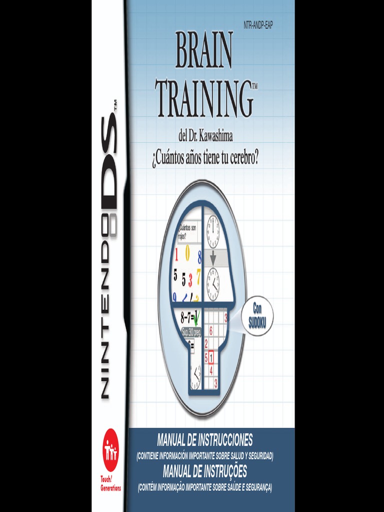 Manual NintendoDS DrKawashimasBrainTraining ES PDF | PDF | Nintendo ...