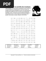 Hoja Actividades Parábola Semilla de Mostaza | PDF