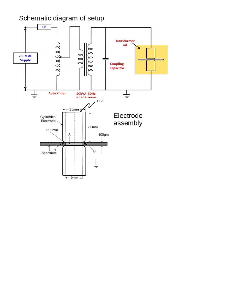 Electrode Assembly Schematic Diagram | PDF