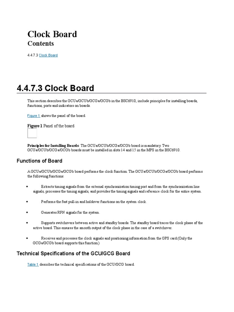 CLock Boards | Download Free PDF | Global Positioning System | Signal ...