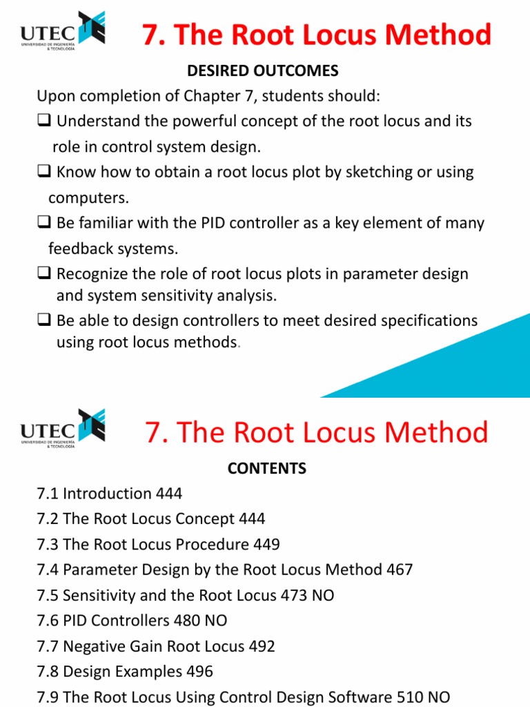CH 07 The Root Locus Method | PDF | Control Theory | Systems Theory