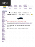 Diagramas Motor Chevy 1.6 PDF | PDF | Vehículos | Tecnología de vehículos