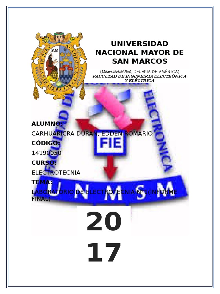Elect Lab 1 (Final) | PDF | Laboratorios | Herramientas