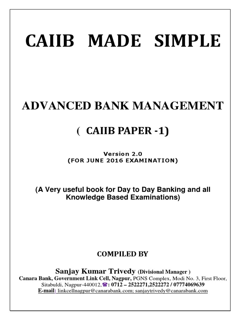 Caiib Paper 1 | PDF | Demand Curve | Supply (Economics)