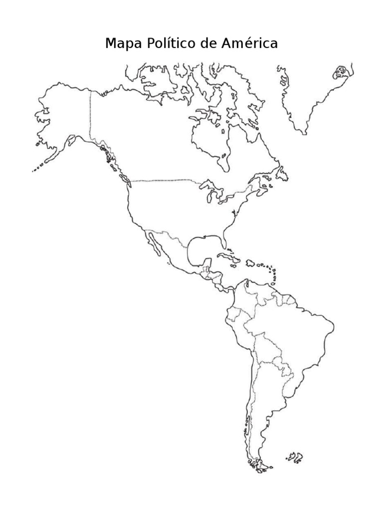 Mapa Político de América | PDF