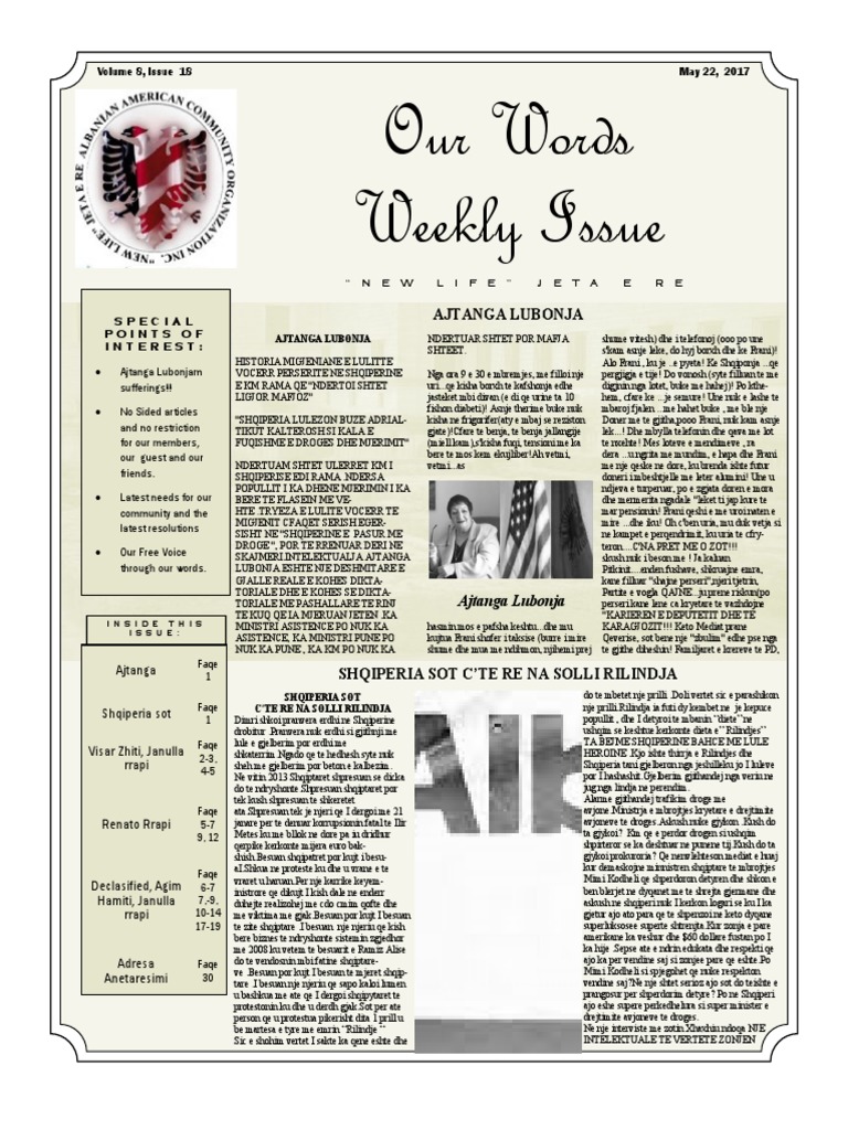 Newsletter Volume 8 Issue 18 | PDF