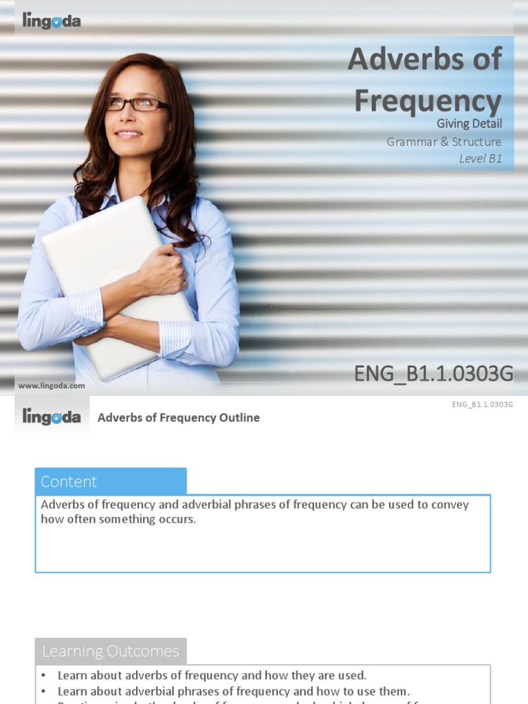 ENG B1.1.0303G Adverbs of Frequency | PDF | Adverb | Phrase