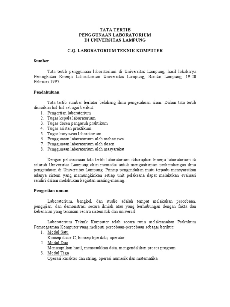 Tatib Komputer | PDF