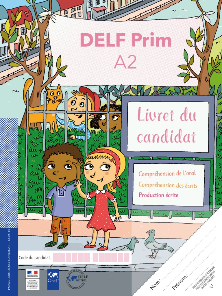 DELF Prim A2 Livret Candidat | Enseignement supérieur | Langues