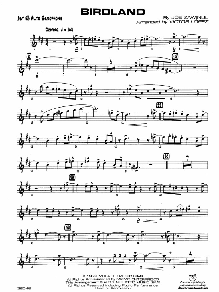 Birdland Advanced PDF | PDF