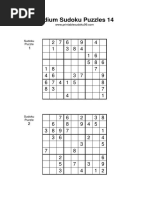 Easy Sudoku - 50 Printable Puzzles With Answers | PDF | Puzzles ...