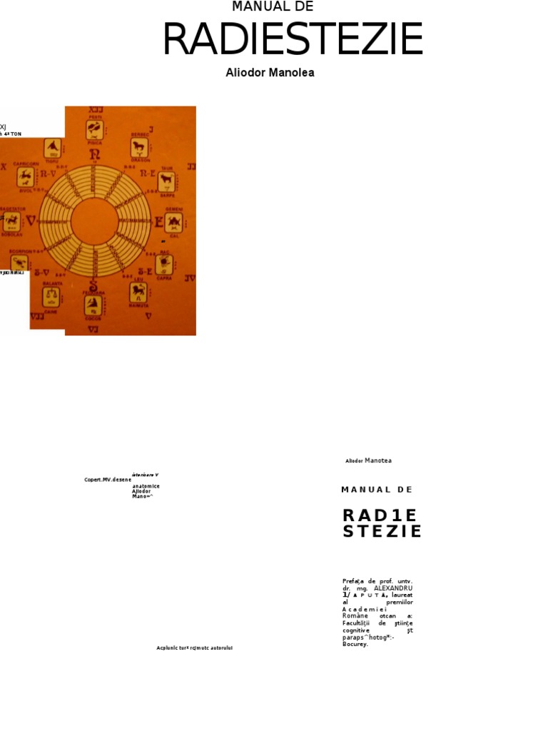 Aliodor Manolea Manual de Radiestezie PDF | PDF