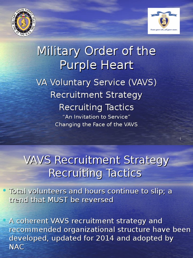 Vav S Recruiting Strategy | PDF | Volunteering | Veteran