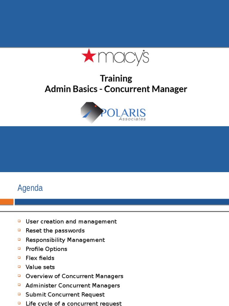 EBS Admin Basics V1.0 | PDF | Application Software | User (Computing)