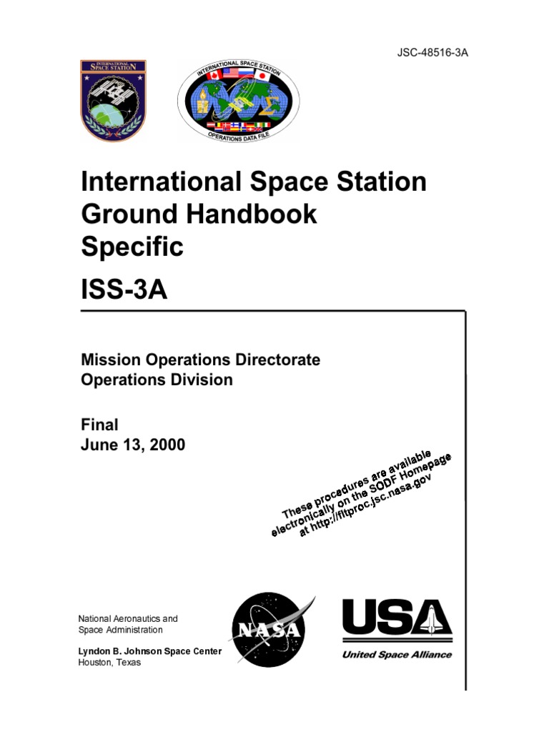 International Space Station Ground Handbook Specific ISS-3A | PDF ...