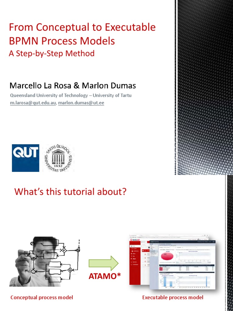 From Conceptual To Executable Bpmn Process Models Pdf Business Process Management Business