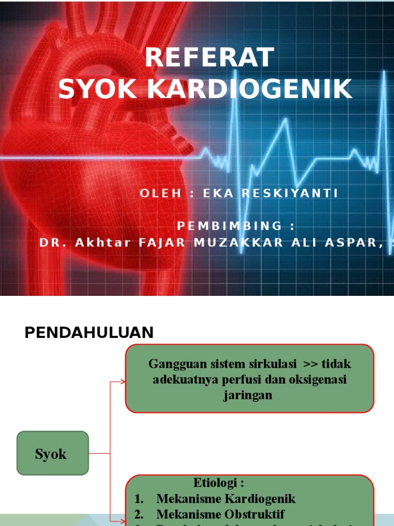 Referat Syok Kardiogenik | PDF