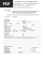 MSH Claim Form Dubai - GCC | PDF