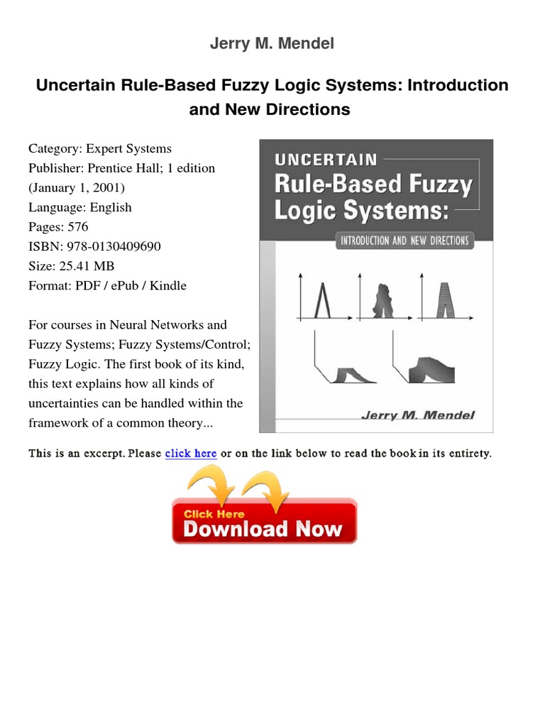 Fuzzy Jerry M. Mendel | PDF | Fuzzy Logic | Logic