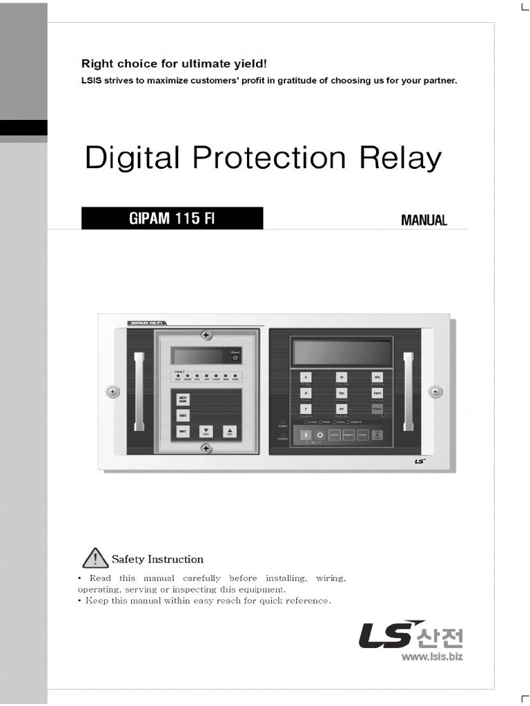 Gipam-115fi Eng Manual | PDF | Electrical Wiring | Power Supply