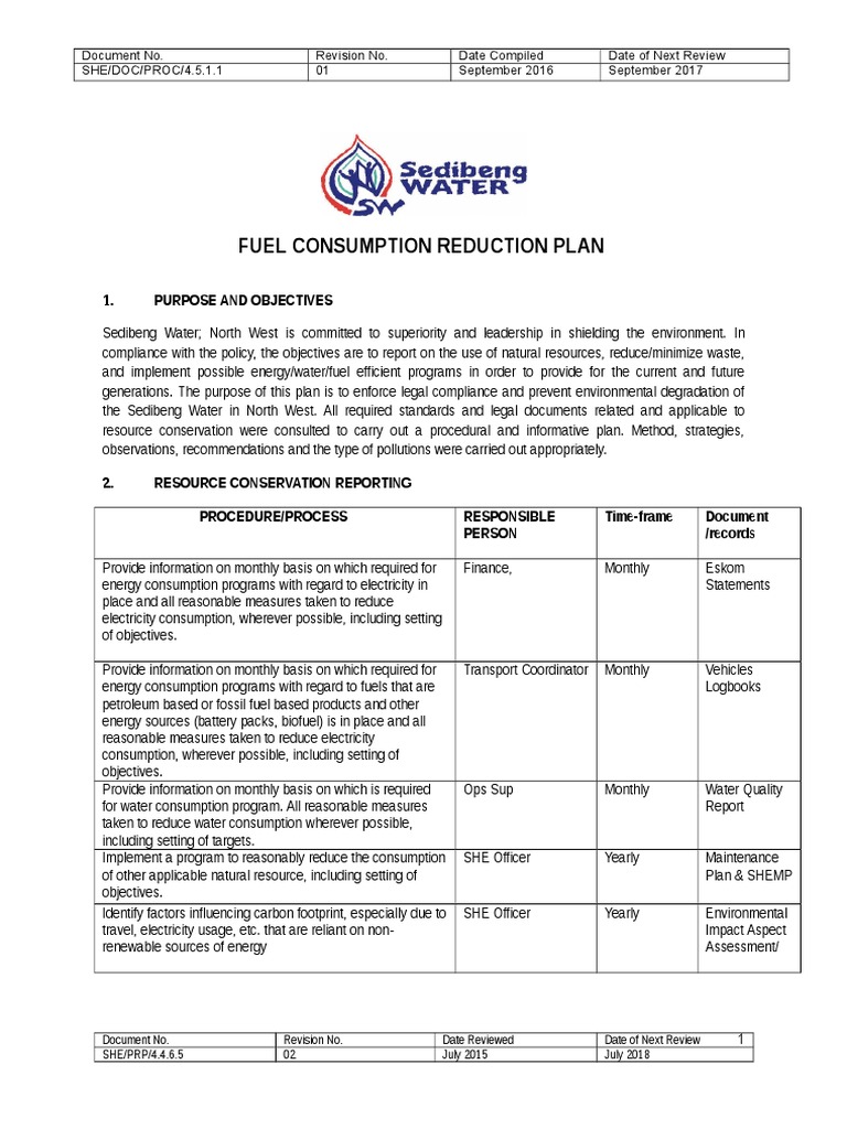 Fuel Consumption Reduction | PDF | Carbon Footprint | Fuel Efficiency