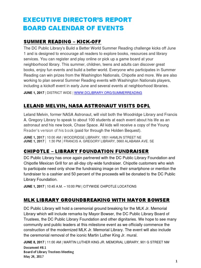 Document #8.1 - Executive Directors Report - May 24, 2017 - FINAL PDF ...