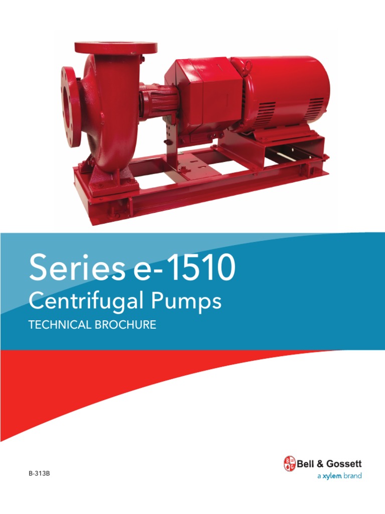 B&G E1510 Pump Technical Information | PDF | Pump | Valve
