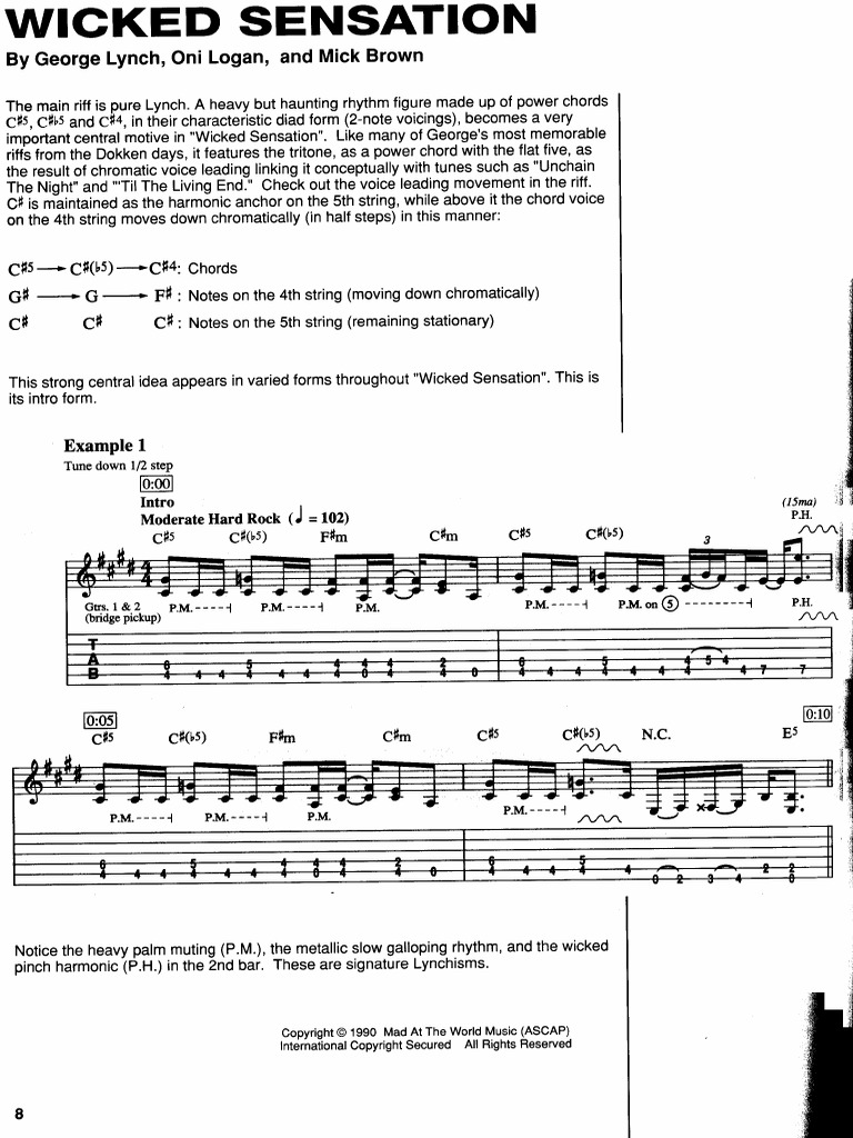 George - Lynch - Signature - Licks PDF | PDF