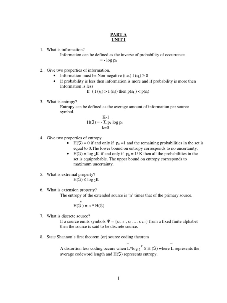 Information Theory Basics | PDF | Data Compression | Code