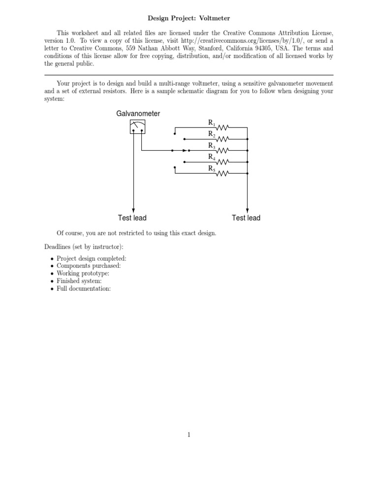 Galvanometer: R R R R R | PDF | Electricity | Electrical Engineering