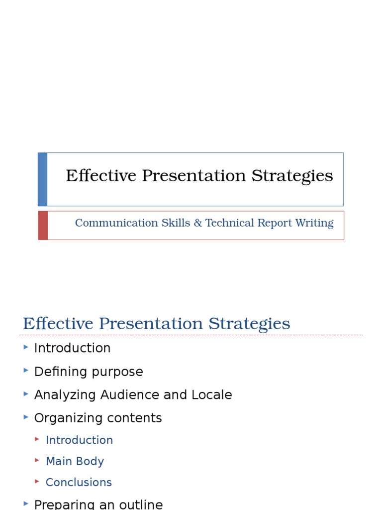 Mastering Effective Presentation Skills | PDF | Nonverbal Communication ...