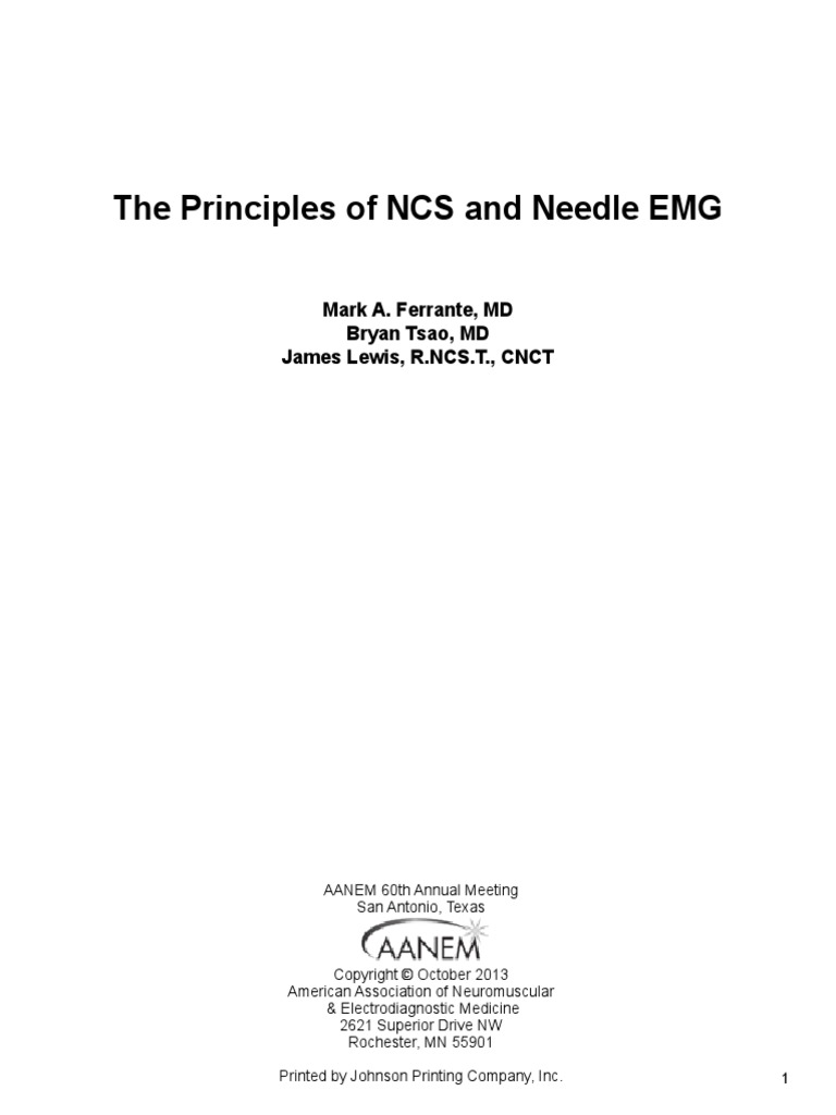 Needle EMG | PDF | Neuroscience | Nervous System