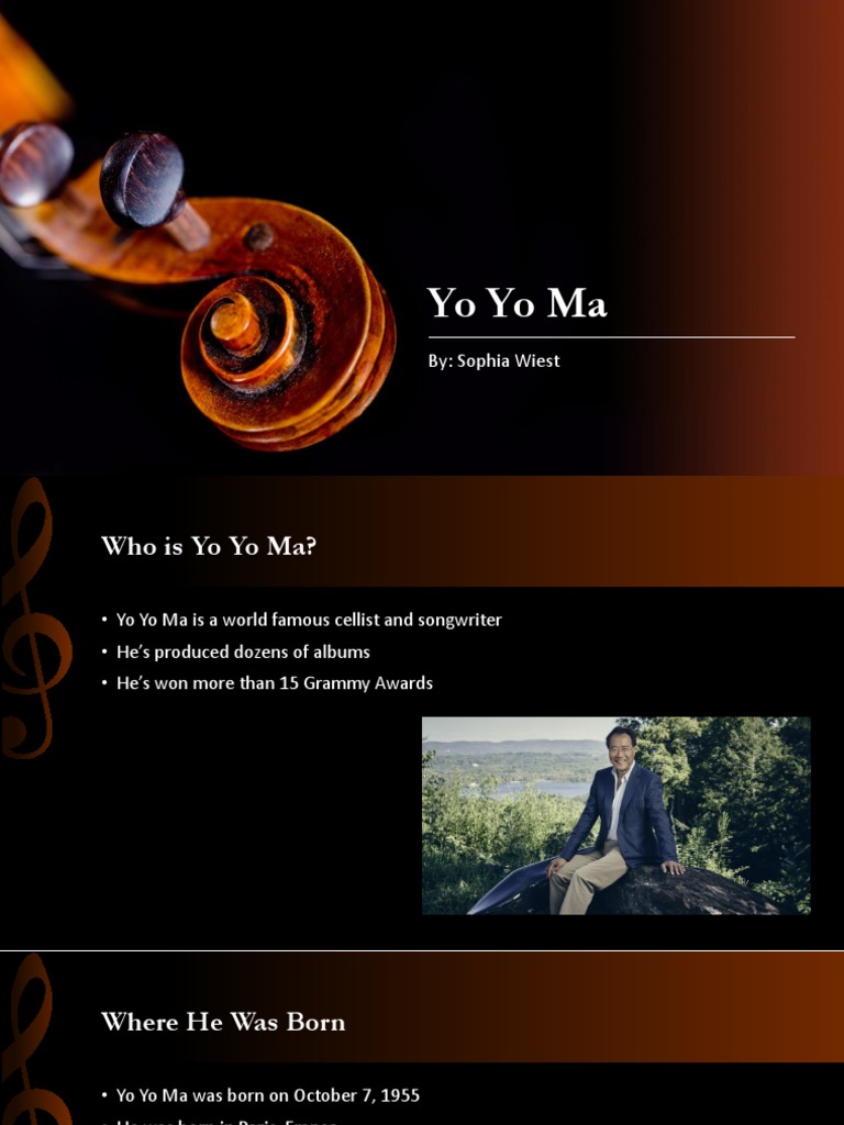 Yo Yo Ma: Biography and Achievements | PDF