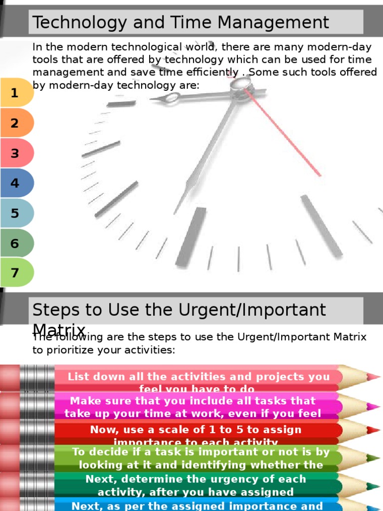 Technology and Time Management | PDF | Time Management | Professional ...