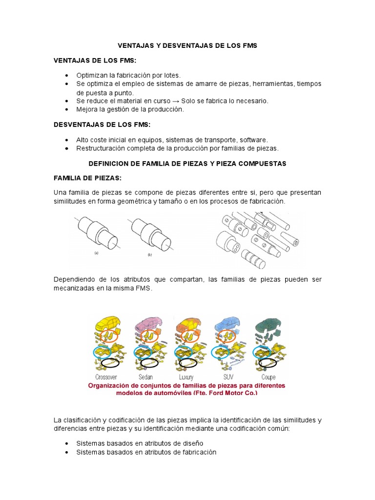 Ventajas y Desventajas de FMS | PDF | Mecanizado | Software