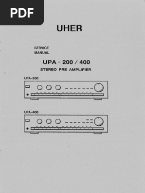 Upa 1 amplifier schematics