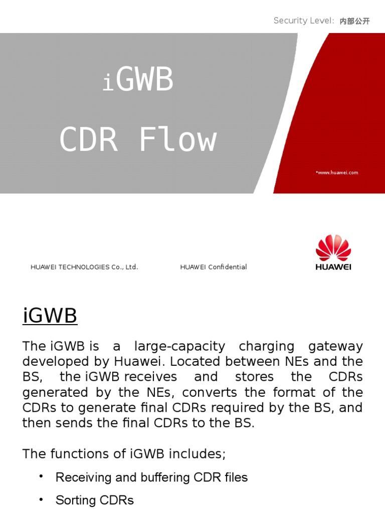 Task - 2 - iGWB - CDR Flow and Alarm Paths | PDF | File Transfer ...