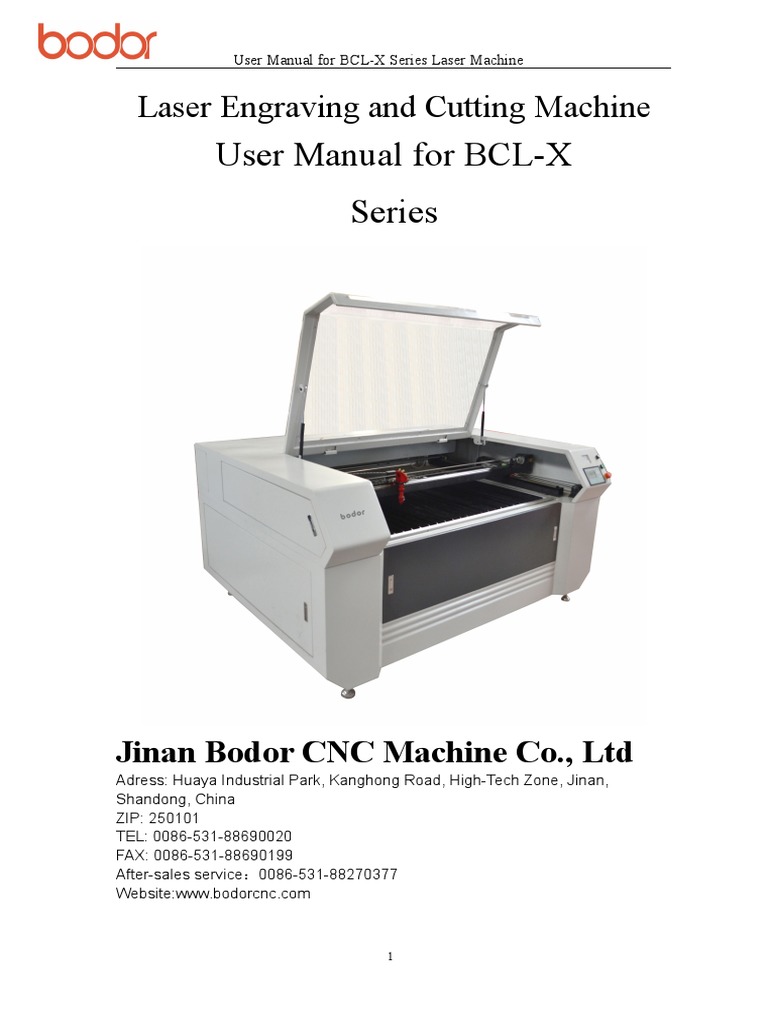 Cortadora Laser. Bodor Series BCL-X PDF | PDF | Switch | Vacuum Tube