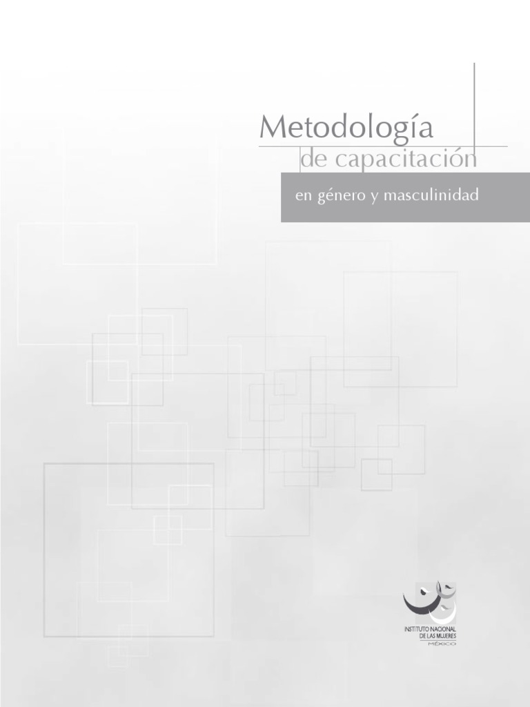 Manual Genero y Masculinidad Inmujeres PDF | PDF | Masculinidad | Hombre