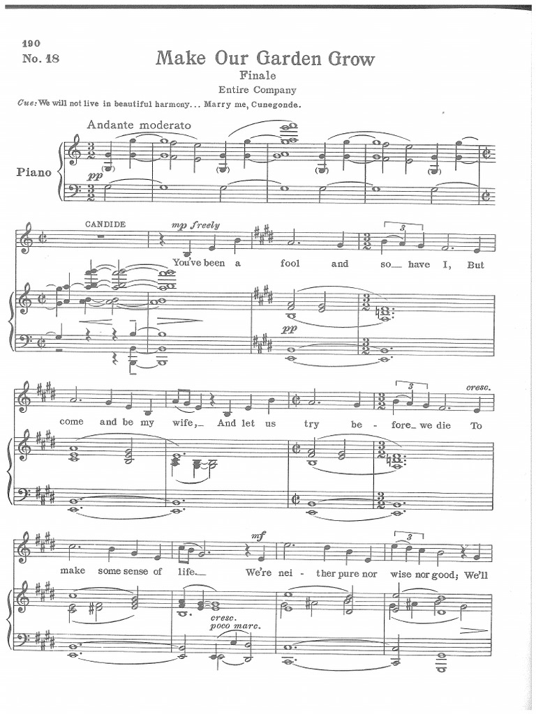 Make Our Garden Grow | PDF