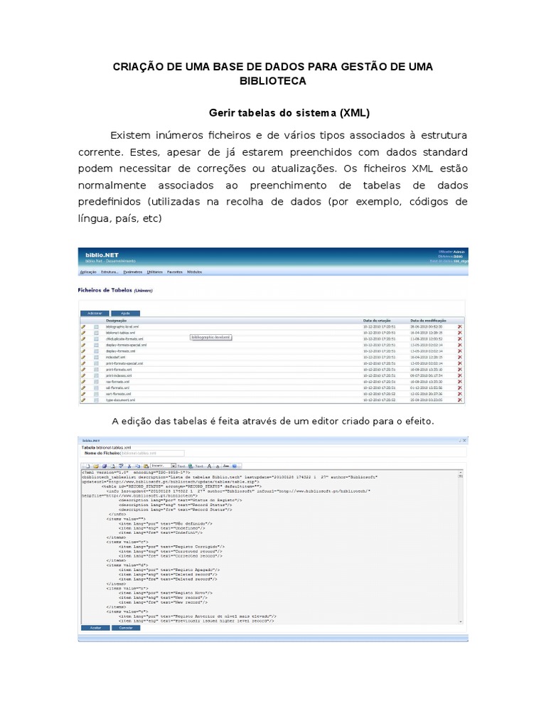 Criando Uma Base de Dados para Uma Biblioteca | PDF | Bibliotecário ... Criando Uma Base de Dados para Uma Biblioteca | PDF | Bibliotecário ...