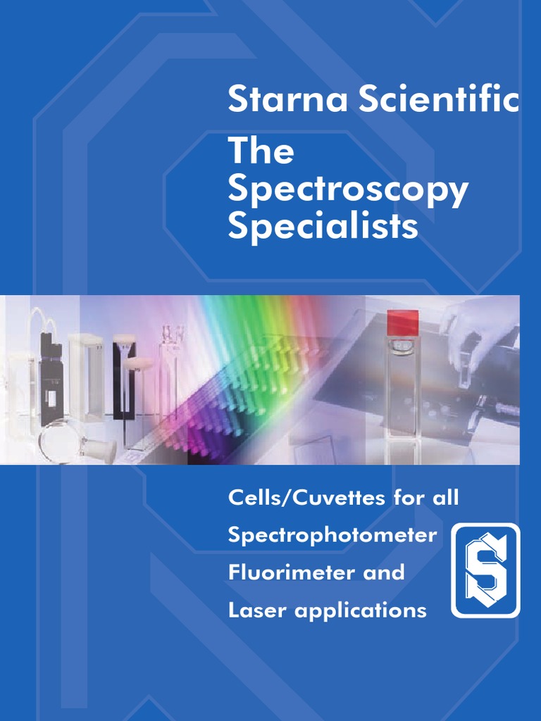 PARAMIRAR Starna Cell Catalogue | PDF | Electromagnetic Radiation ...