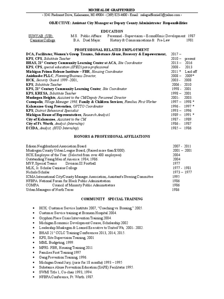 2017 MD Resume Abbreviated | PDF | Public Sphere | Labour