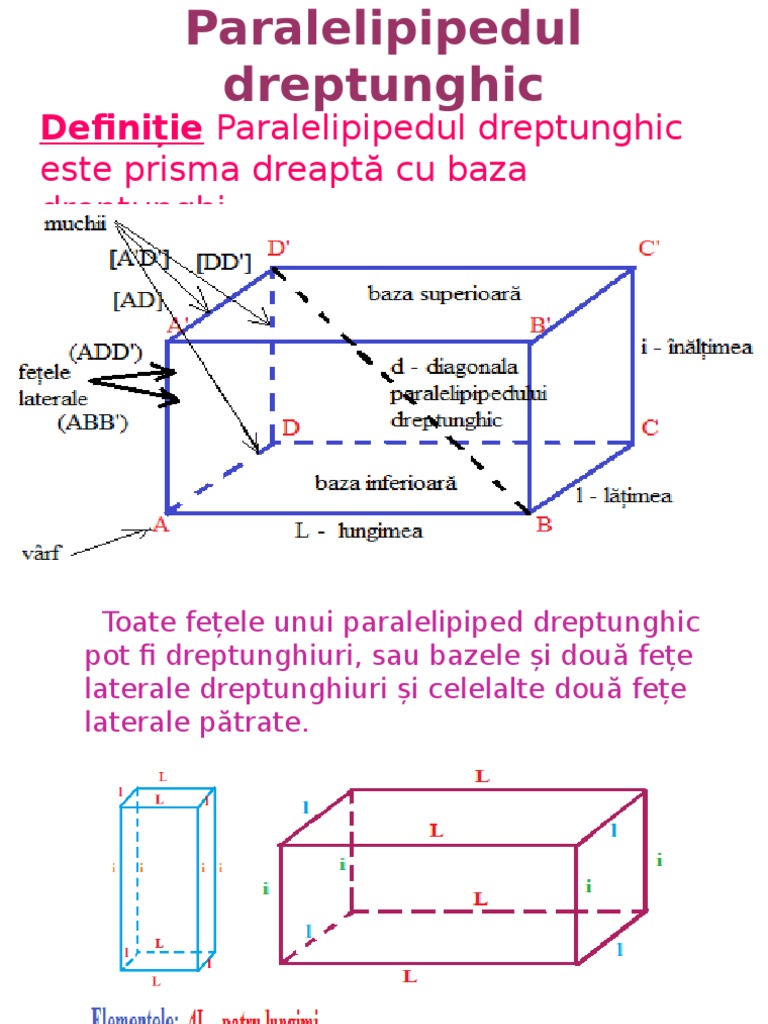 0 Paralelipipedul Dreptunghic | PDF