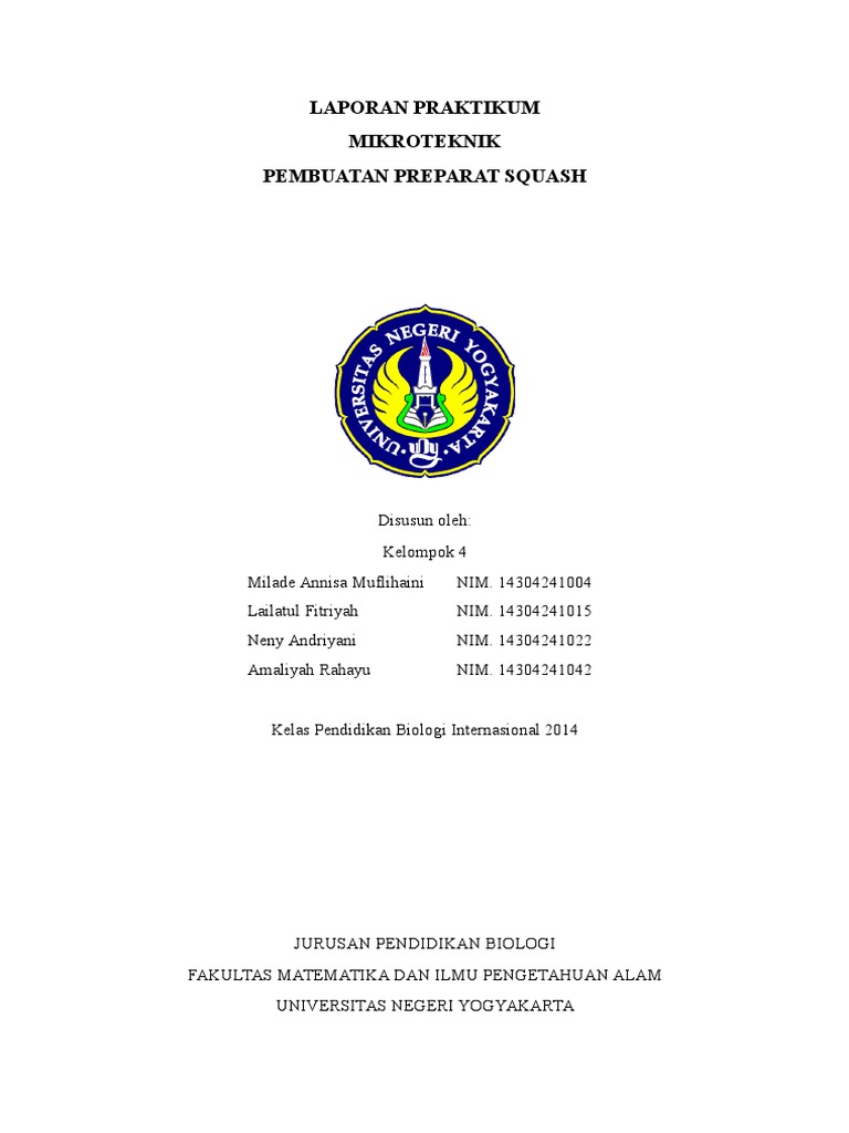 Pembuatan Preparat Squash | PDF