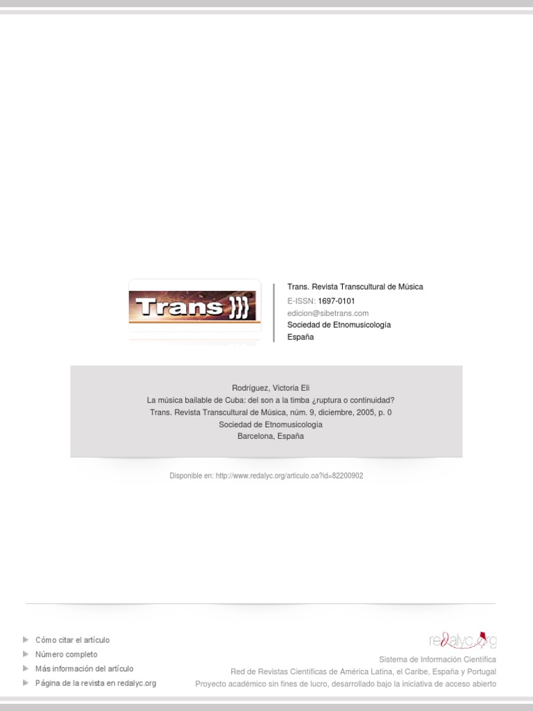 Del Son A La Timba | PDF | Musica Latinoamericana | Musica cubana