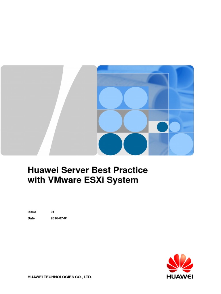Huawei Server Best Practice With VMware ESXi System 01 | PDF | V Mware ...