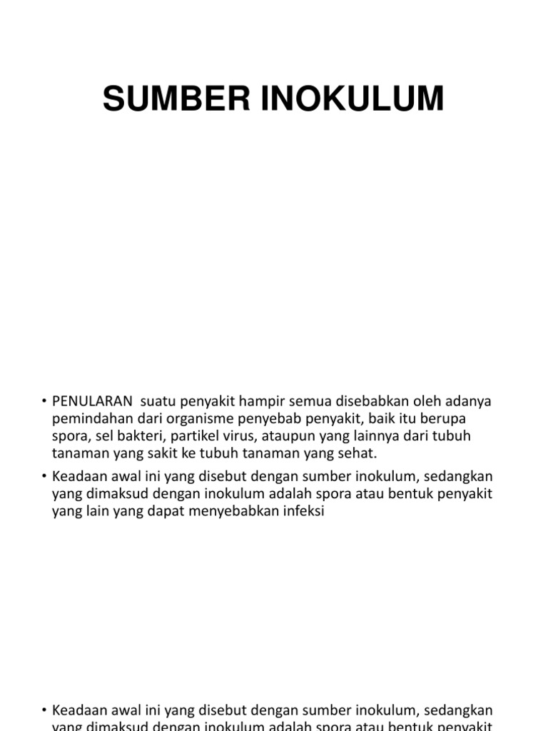 Sumber Inokulum - Pdfsumber Inokulum | PDF