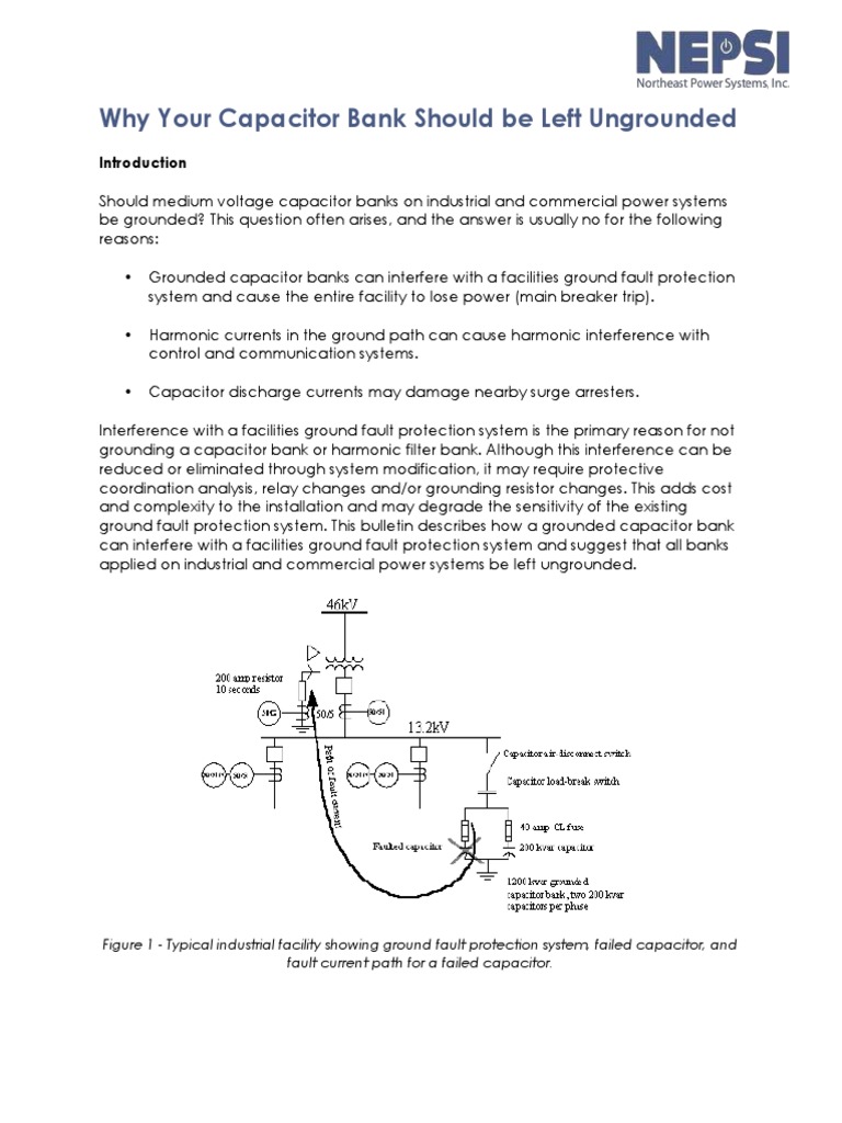 Grounded Vs Ungrounded | PDF | Capacitor | Resistor