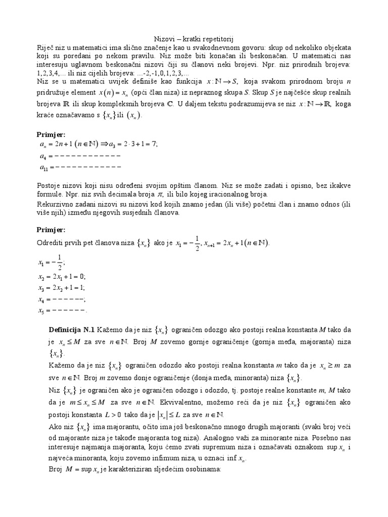 Nizovi PDF | PDF